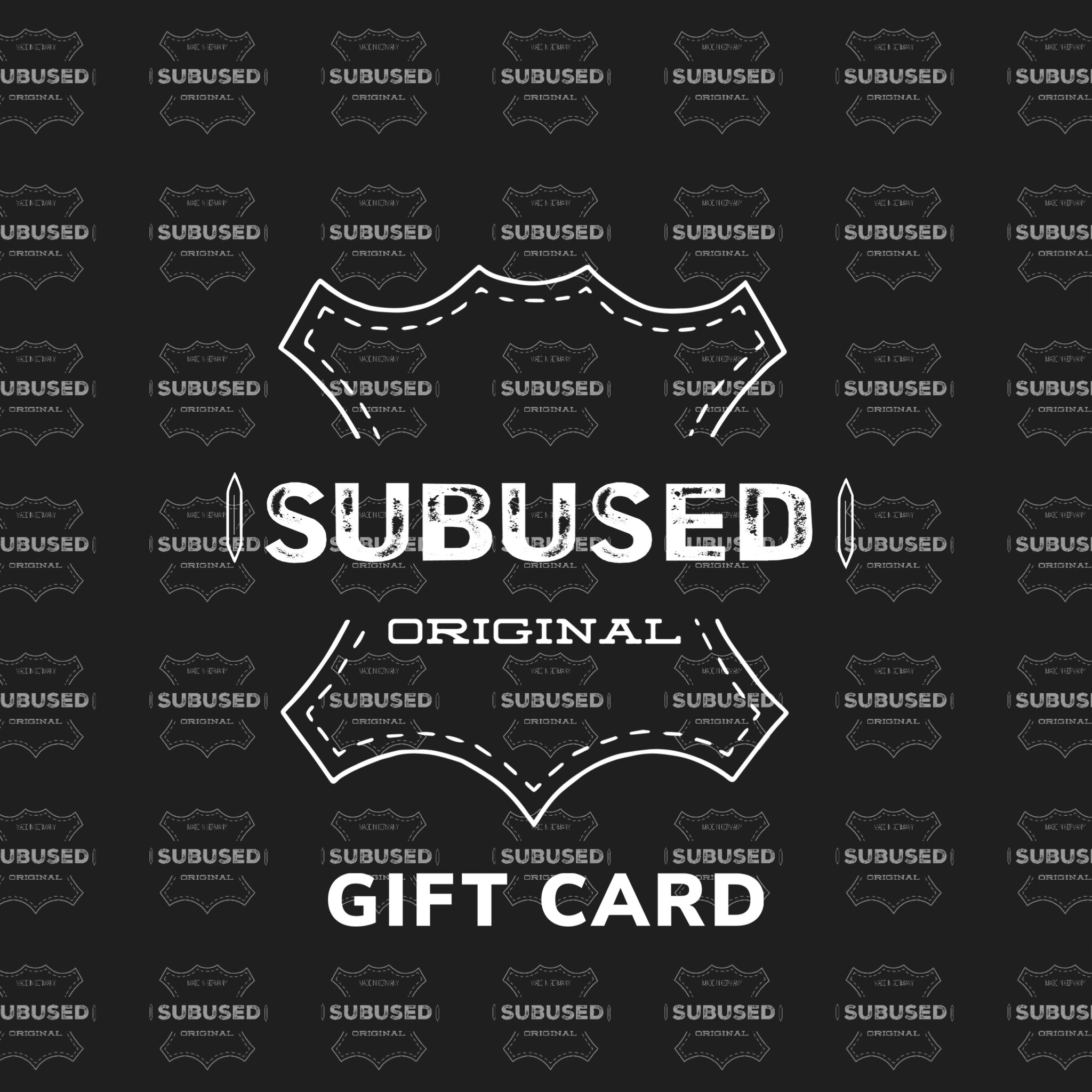 Subused Original Gift Card